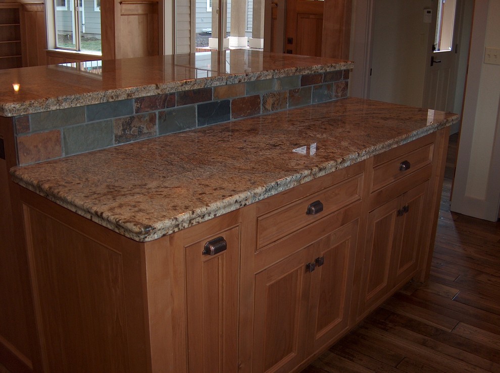 Kitchen island with cabinets, Bend, Oregon - Craftsman - Kitchen - by ...