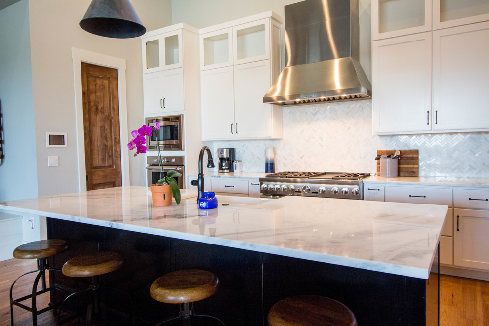 Kitchen - Marble (Shadow Storm) - Contemporary - Kitchen - Austin - by ...