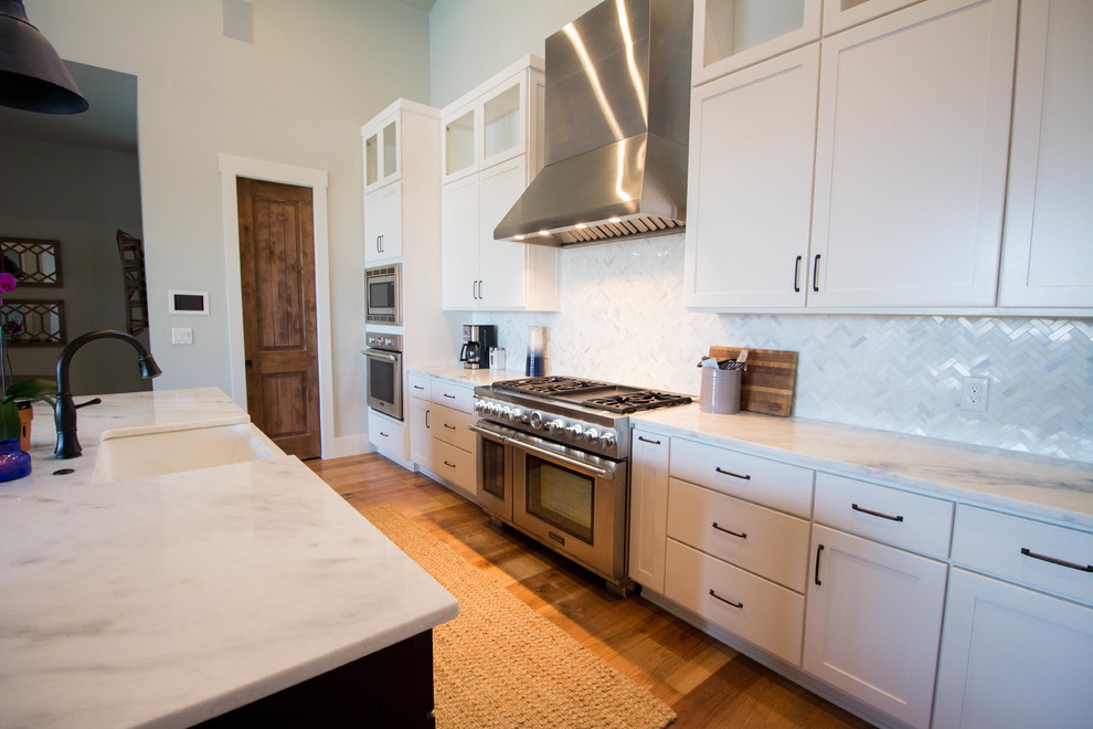Kitchen - Marble (Shadow Storm) - Contemporary - Kitchen - Austin - by ...