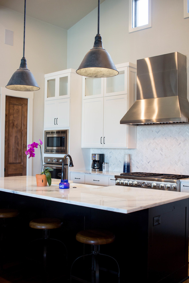 Kitchen - Marble (Shadow Storm) - Contemporary - Kitchen - Austin - by ...