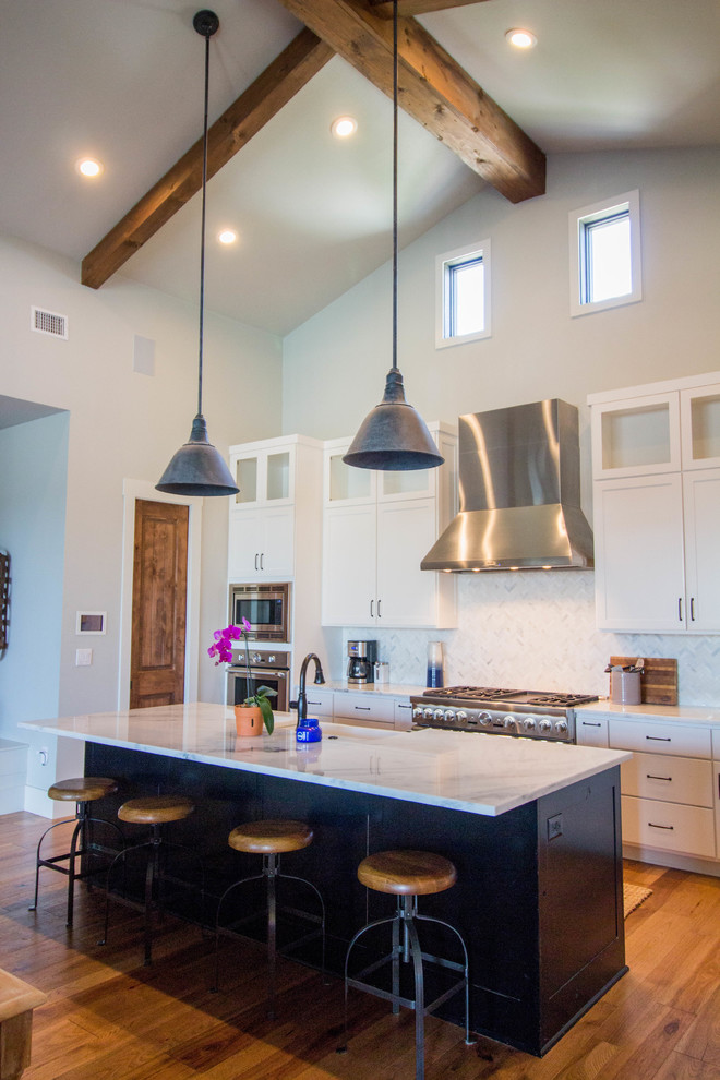 Kitchen - Marble (Shadow Storm) - Contemporary - Kitchen - Austin - by ...