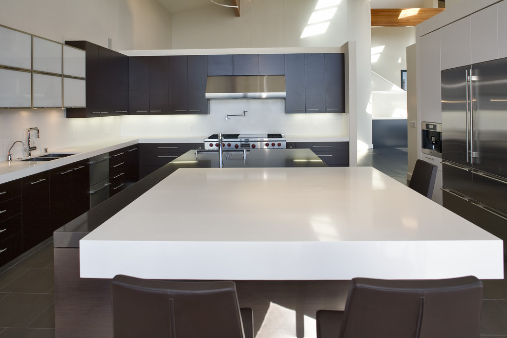 Kitchen - Contemporary - Kitchen - Los Angeles - by Pacifica Tile and ...