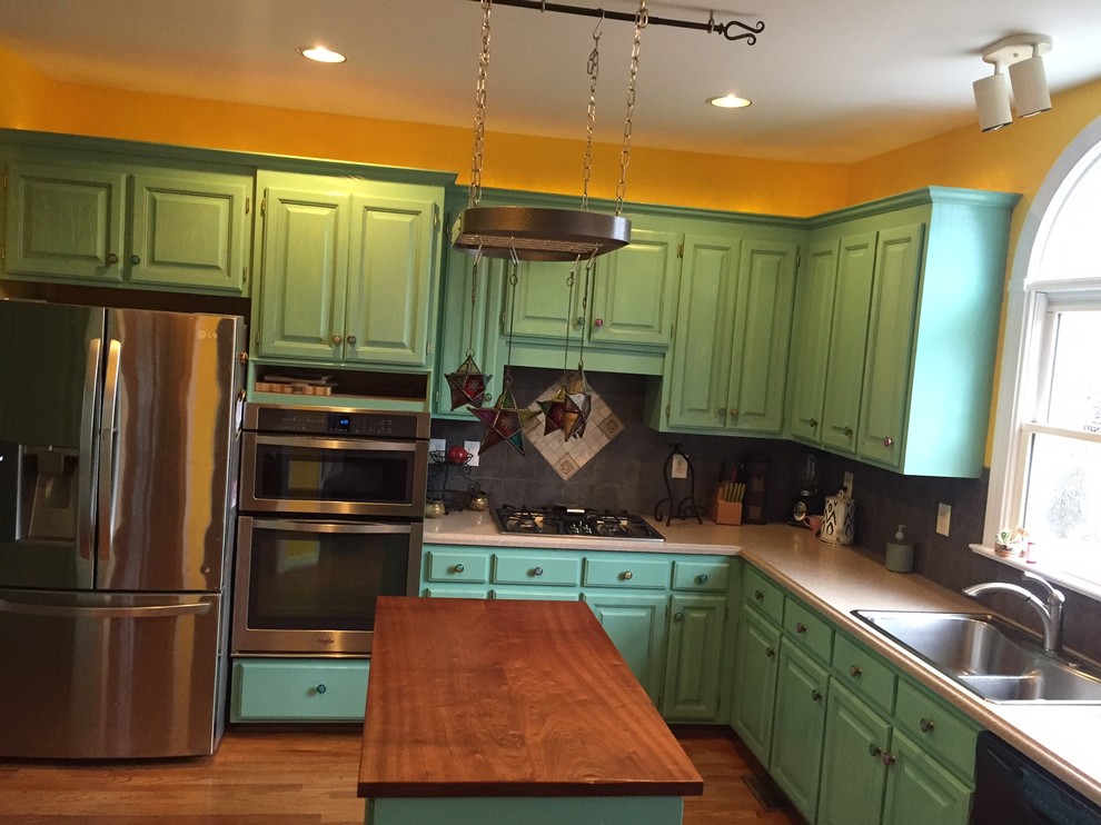 Kitchen Photos - Eclectic - Kitchen - Charlotte - by Kustom Contracting ...