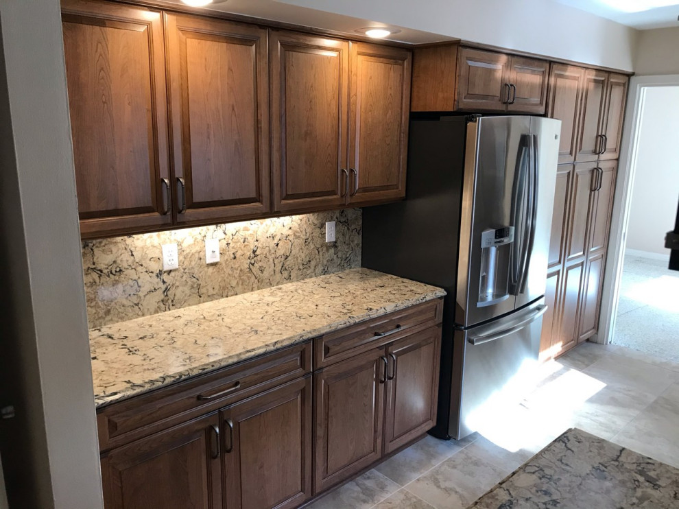 Kitchen Reface with New Quartz Countertops - Traditional - Kitchen ...
