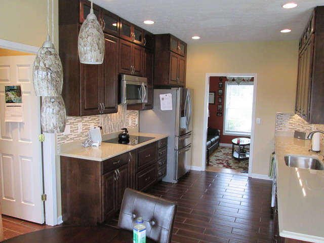 Kitchen remodel with adjoining laundry room - Contemporary - Kitchen ...