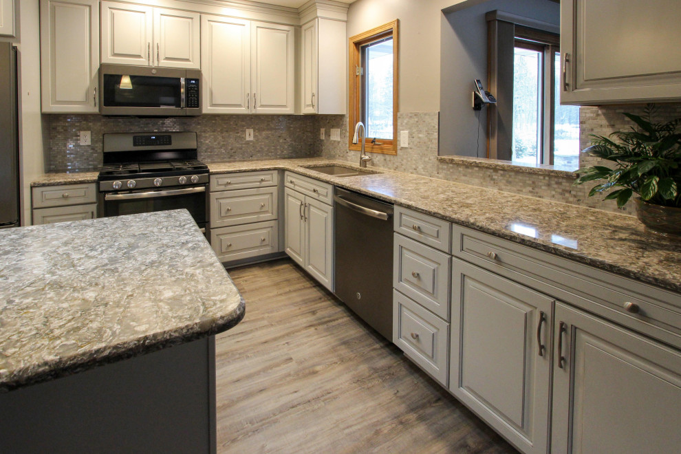 Kitchen Remodel with Painted Ember Glaze Cabinetry by Waypoint Livingspaces - Kitchen ...