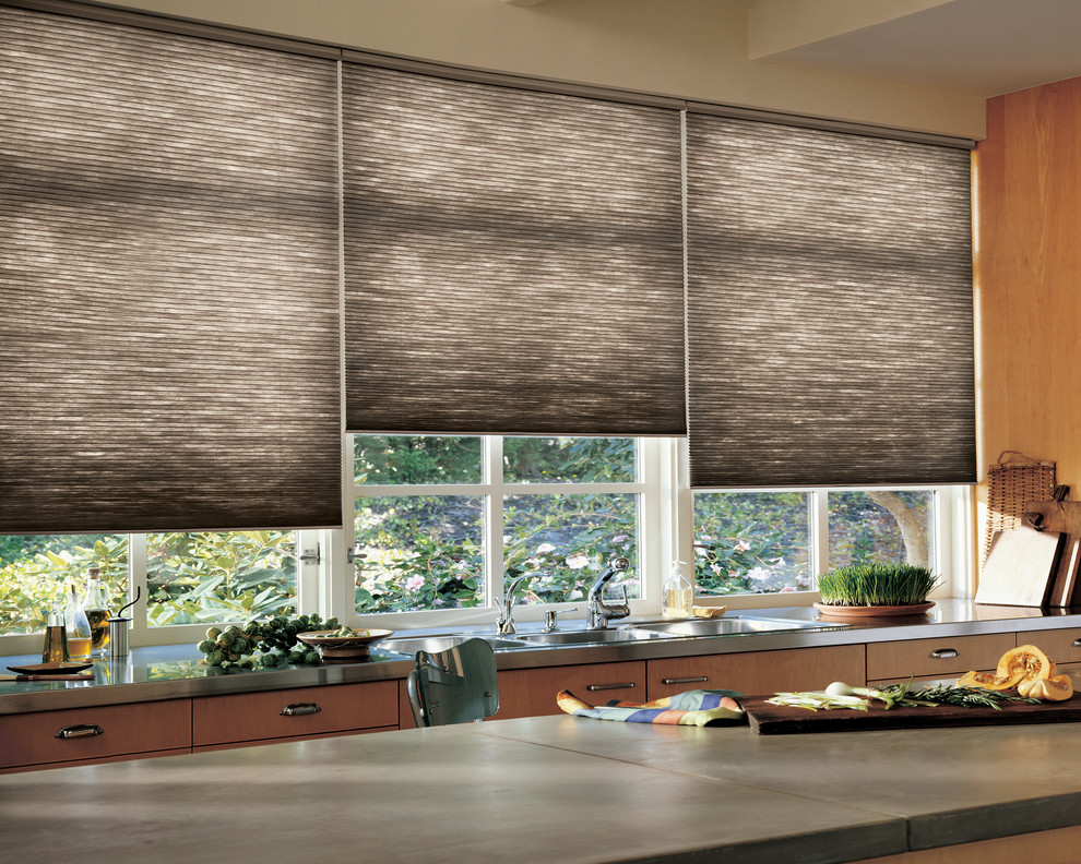 Kitchen Shades - Modern - Kitchen - Other - by Advance Blinds & Drapery ...