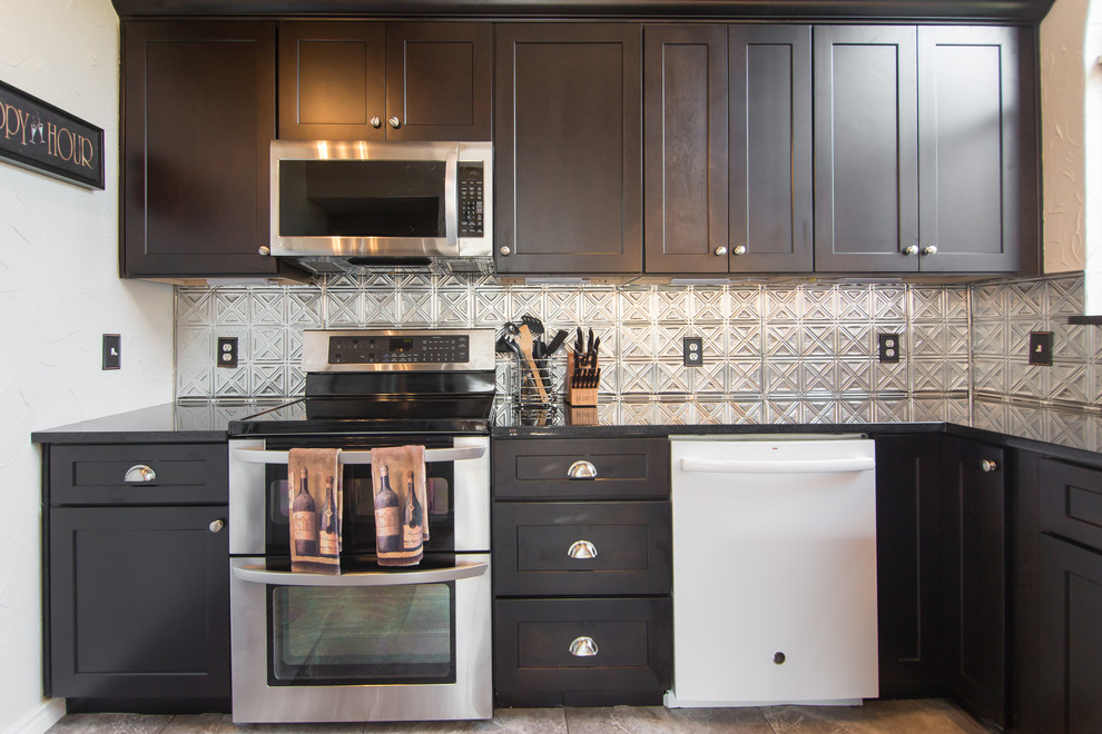 Kitchen | Transitional Design with Espresso Shaker Cabinets - Eclectic ...