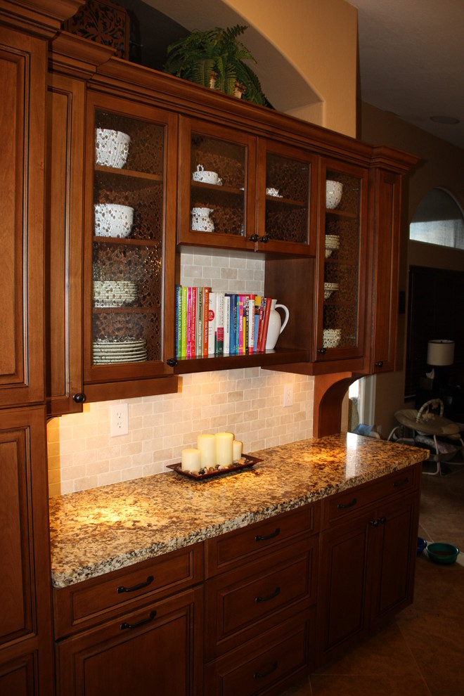 Kitchen Wall - Display Cabinets - Traditional - Kitchen - Phoenix - by ...
