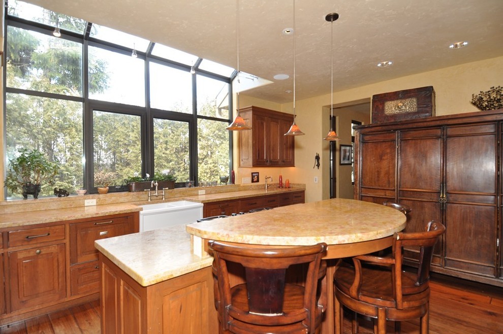 Kitchen wall of glass - Kitchen - Milwaukee - by Chris Egner Design ...