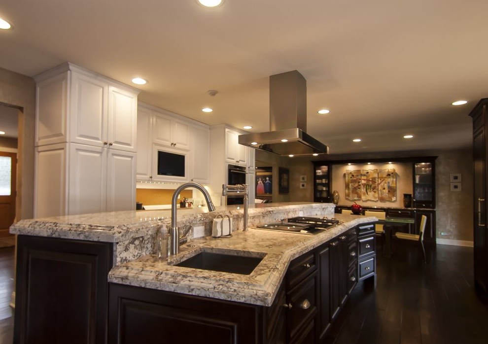 Kitchen with a View - Traditional - Kitchen - Chicago - by DDK Kitchen ...