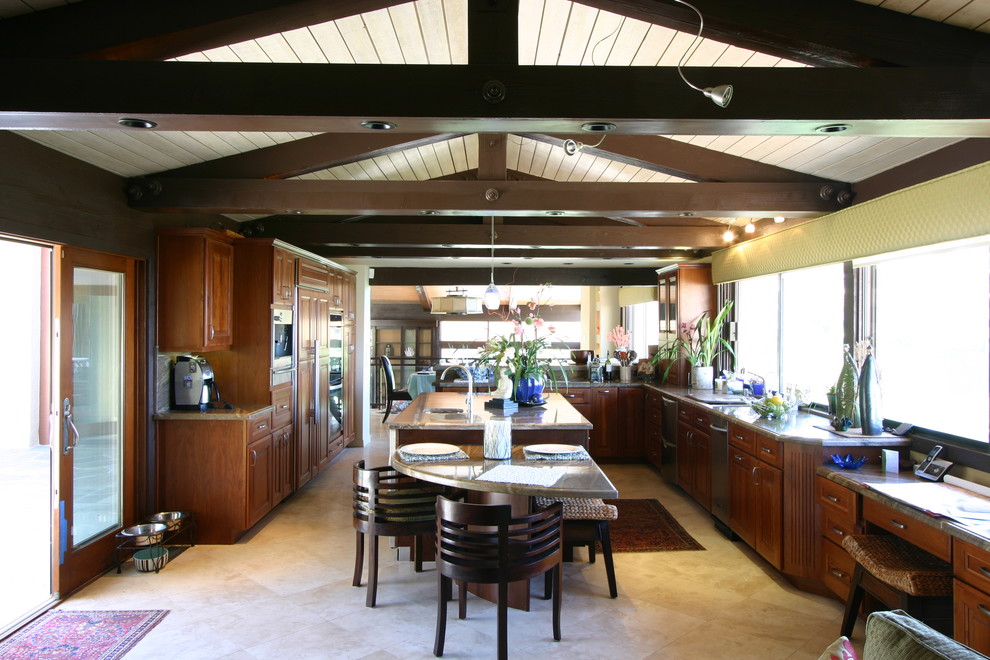 kitchen with a view - Traditional - Kitchen - Los Angeles - by South ...