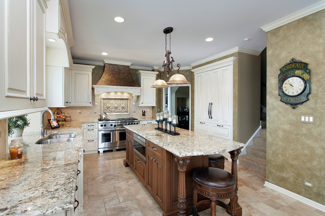 Kitchen with Big Details in Well-Engineered Space - Traditional ...