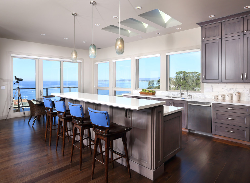 Kitchen With Breathtaking Views - Contemporary - Kitchen - San ...