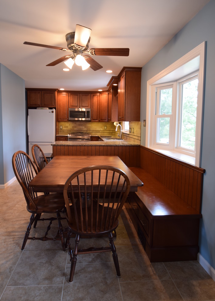 Kitchen With Built In Banquette Seating - Kitchen - Philadelphia - by ...