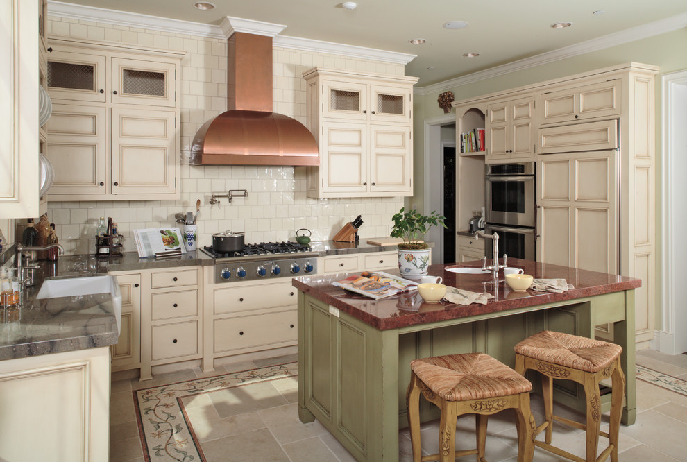 Kitchen with Copper Hood - Traditional - Kitchen - San Francisco - by ...