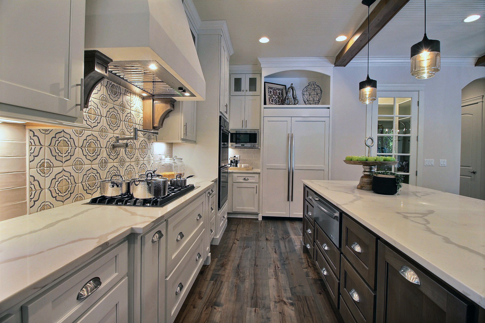 Kitchen Workspace & Backsplash - The Overbrook - Cascade Craftsman ...