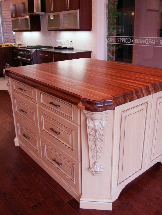 Kitchens by Clay Wooden Island Display Top - Kitchen - Atlanta - by J ...