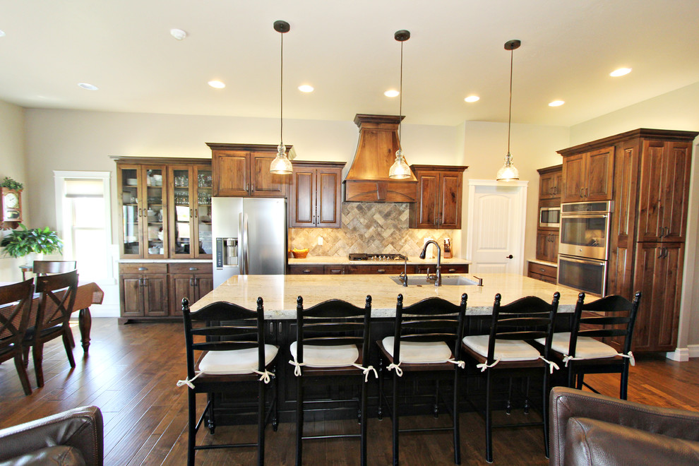 Knotty Walnut & Knotty Alder Custom Kitchen - Kitchen - Other - by ...