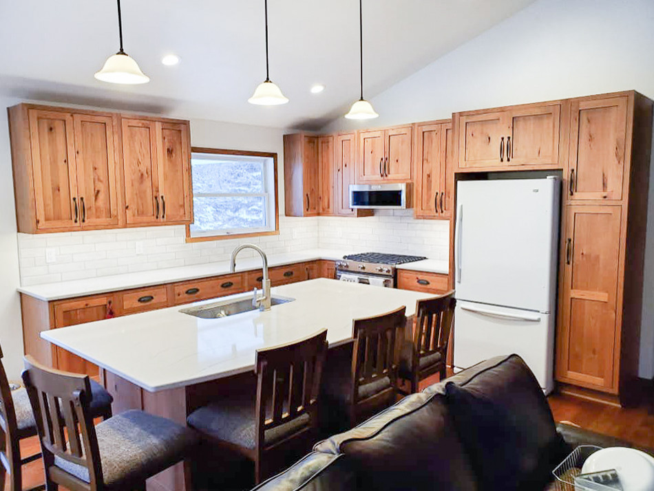 Knotty Wood Kitchen - Rustic - Kitchen - Other - by Nathan Potratz ...