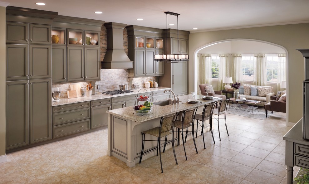 KraftMaid Cabinetry Design Gallery - Transitional - Kitchen ...