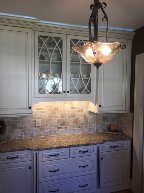 KraftMaid Cabinetry - Monclair Canvas W Cocoa Glaze Suede Finish ...