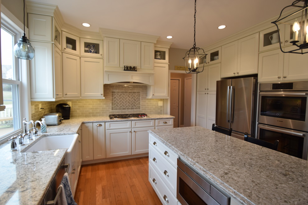 KraftMaid Renway Maple Canvas Kitchen - Transitional - Kitchen ...