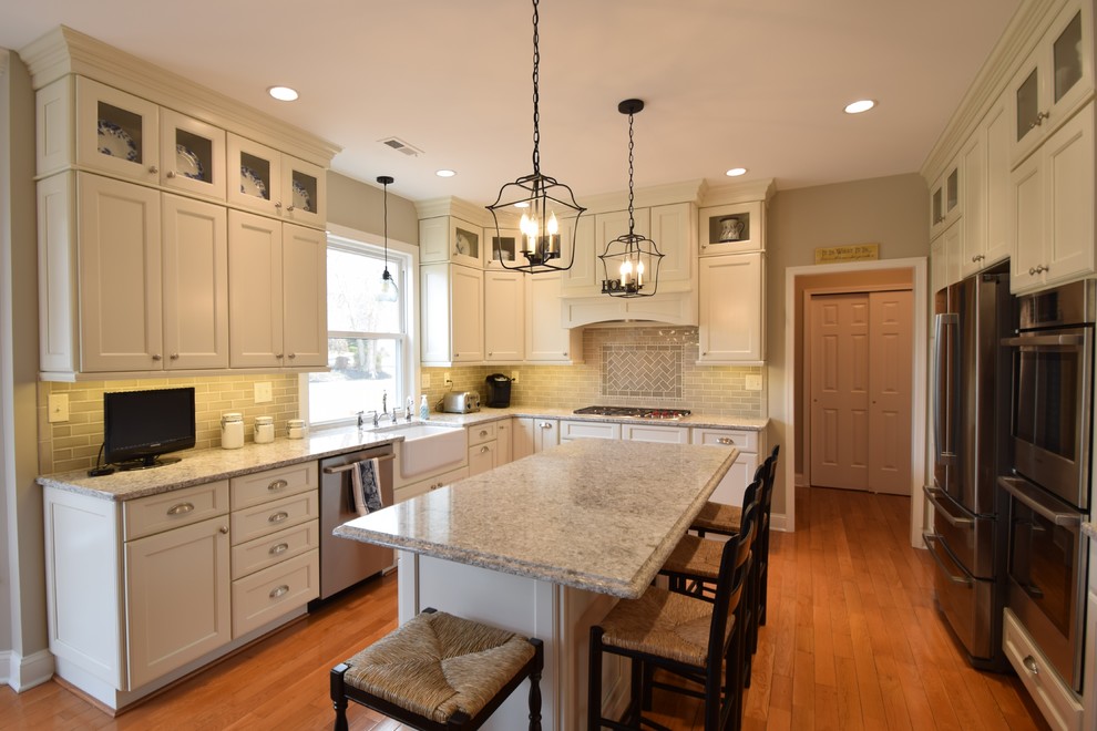 KraftMaid Renway Maple Canvas Kitchen - Transitional - Kitchen ...