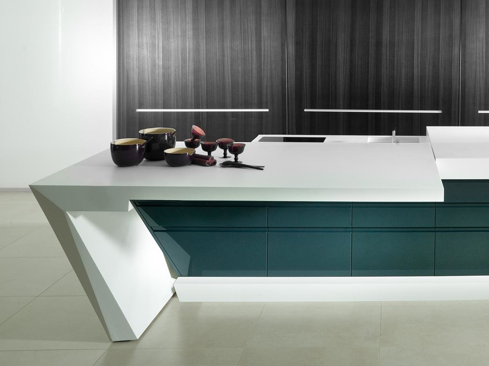 KRION™ Kitchen worktop - Kitchen - New York - by PORCELANOSA Group | Houzz