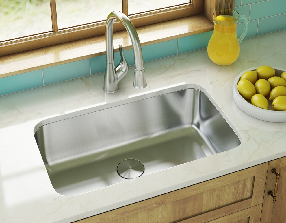 KSN-3018 UNDERMOUNT SINGLE BOWL KITCHEN SINK - Modern - Kitchen - DC ...
