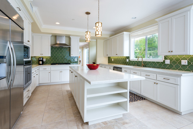 La Costa Kitchen with Moroccan Back Splash - Craftsman - Kitchen - San ...