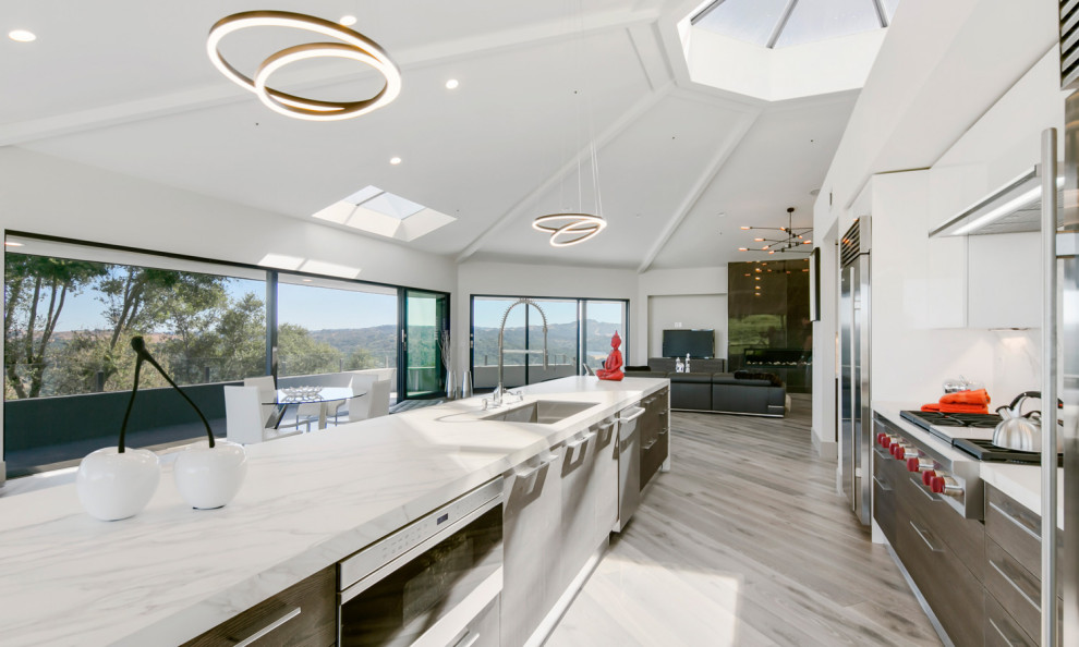 Lafayette Kitchen & Catering Pantry - Contemporary - Kitchen - San ...