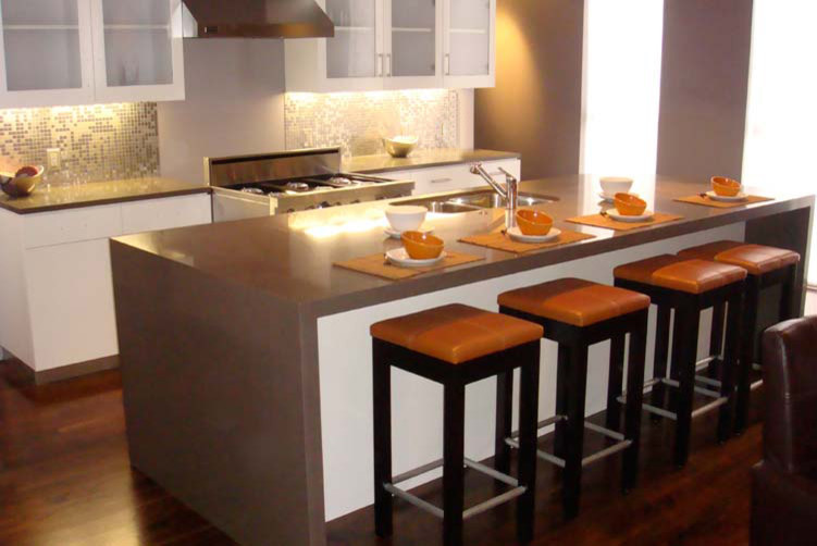 Lagos Blue Caesarstone Quartz Kitchen Countertop - Modern - Kitchen ...