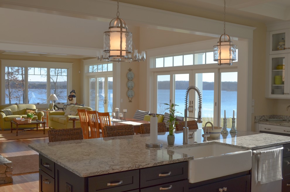 Lake House Kitchen With A View - Beach Style - Kitchen - Other - by CTS ...