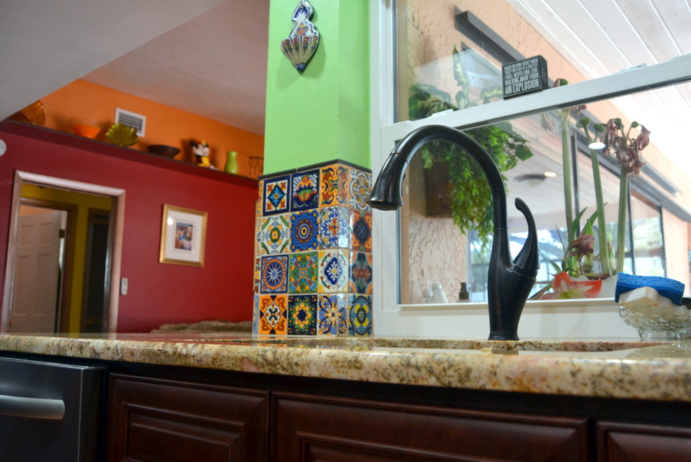 Lake Park Estates Kitchen Talavera-inspired Remodel - Eclectic ...