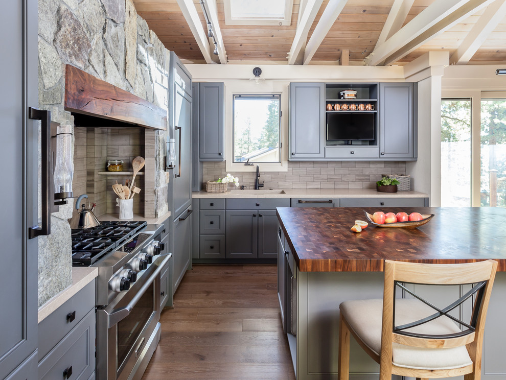 Lake Tahoe Kitchen - Rustic - Kitchen - Sacramento - by Vicki Simon ...