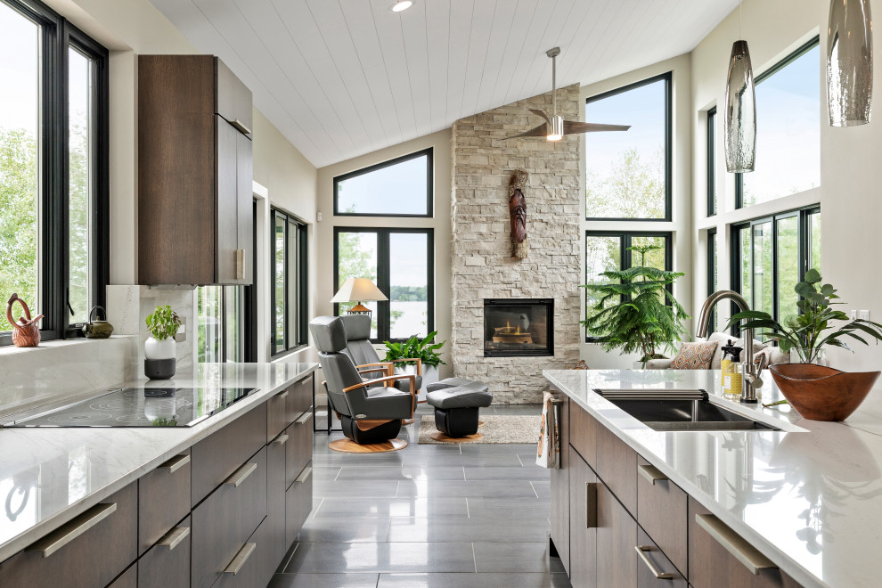 Lake Wissota/Chippewa River - 2018 - Contemporary - Kitchen - Other ...