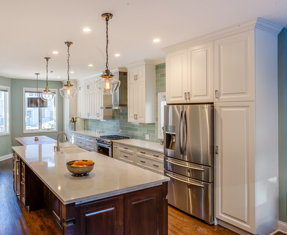 Lakeview Eat In Kitchen - Contemporary - Kitchen - Chicago - by User ...