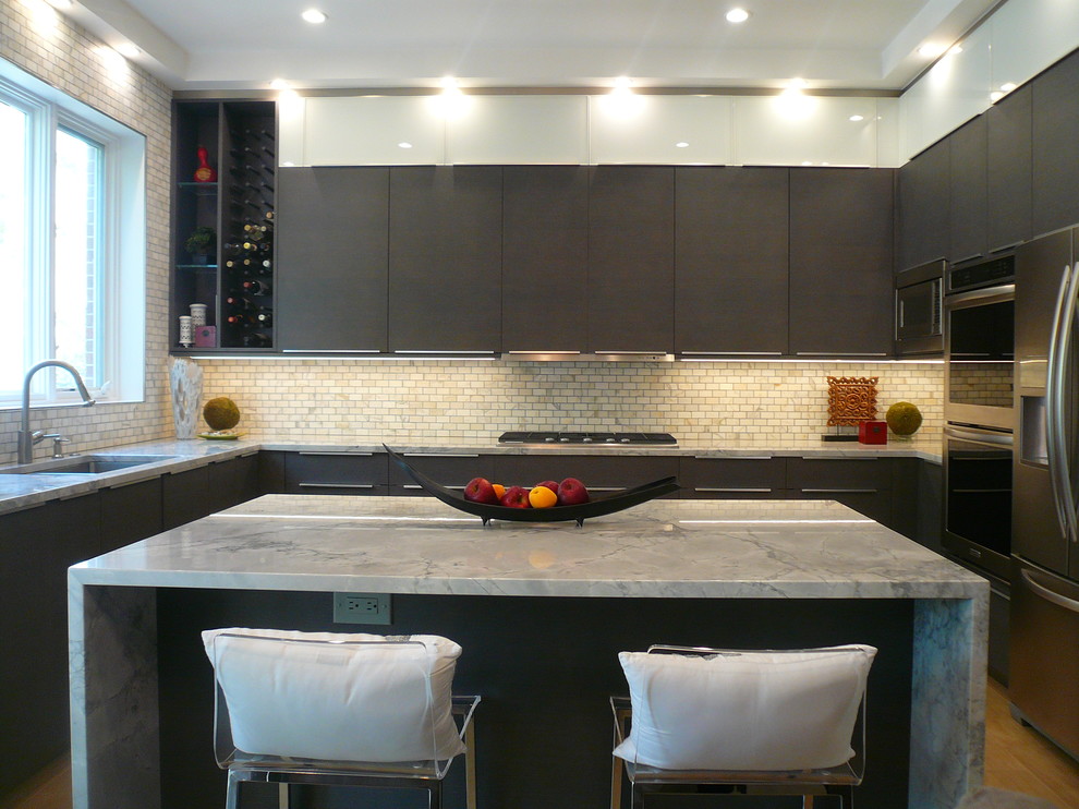 Lakeview kitchen - Contemporary - Kitchen - Chicago - by Delta Star ...