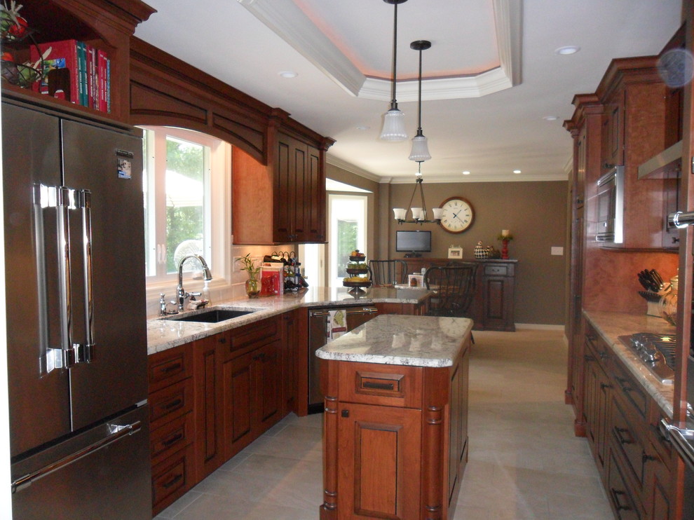 Lami Cherry Kitchen - Traditional - Kitchen - St Louis - by Signature ...
