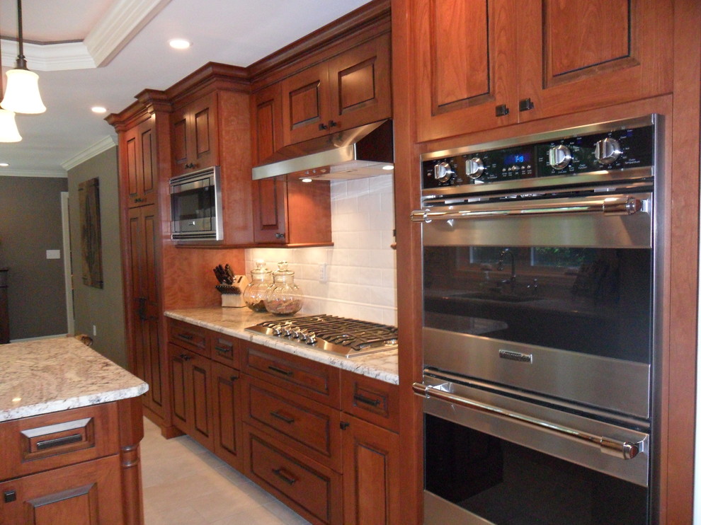 Lami Cherry Kitchen - Traditional - Kitchen - St Louis - by Signature ...