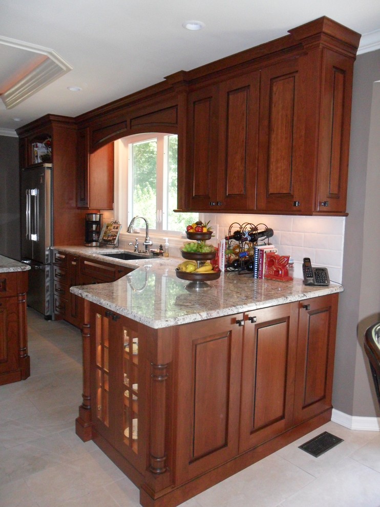 Lami Cherry Kitchen - Traditional - Kitchen - St Louis - by Signature ...