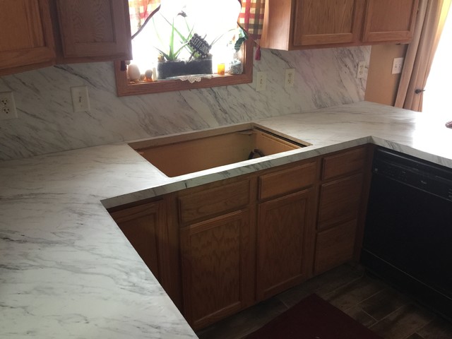 Laminate countertop install - Traditional - Kitchen - Grand Rapids - by ...
