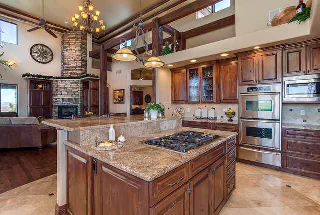 Large Center Island with Raised Seating - Kitchen - Denver - by GEM ...