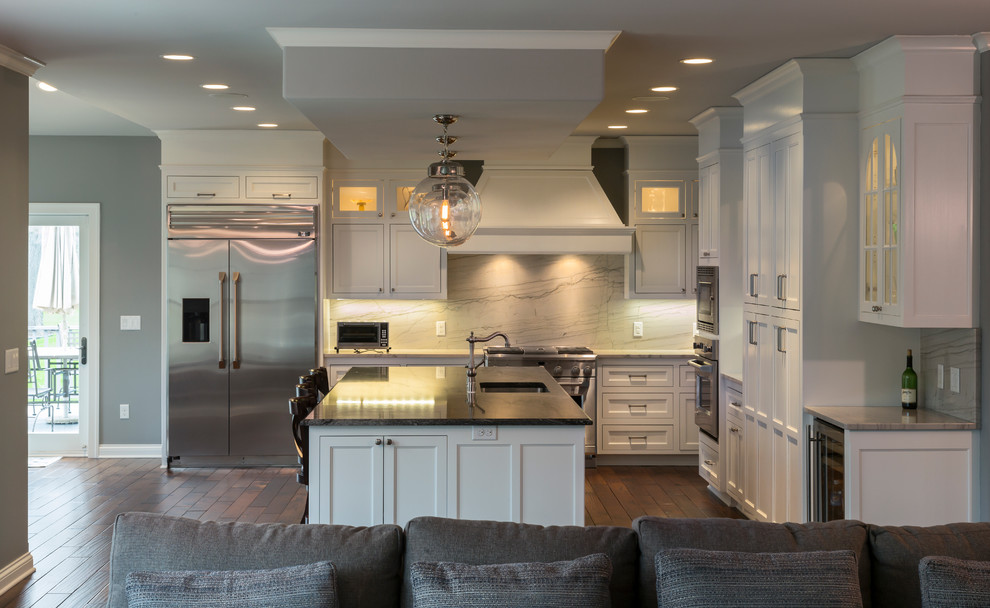 Large Home on Milwaukee's North Shore - Traditional - Kitchen ...
