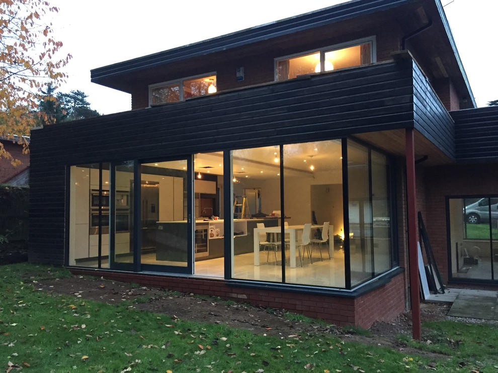 Large Modern Kitchen Extension - Contemporary - Kitchen - West Midlands ...