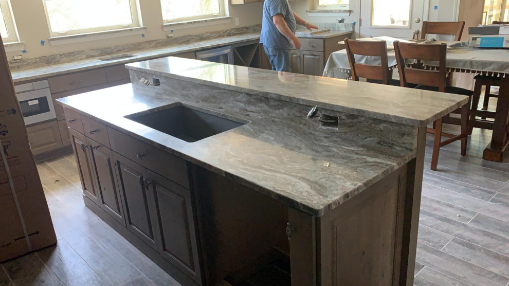 Large-scale Fantasy Brown Dolomite Countertops - Kitchen - Other - by ...