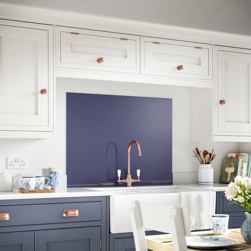 Laura Ashley Splashback Midnight Blue - Contemporary - Kitchen ...