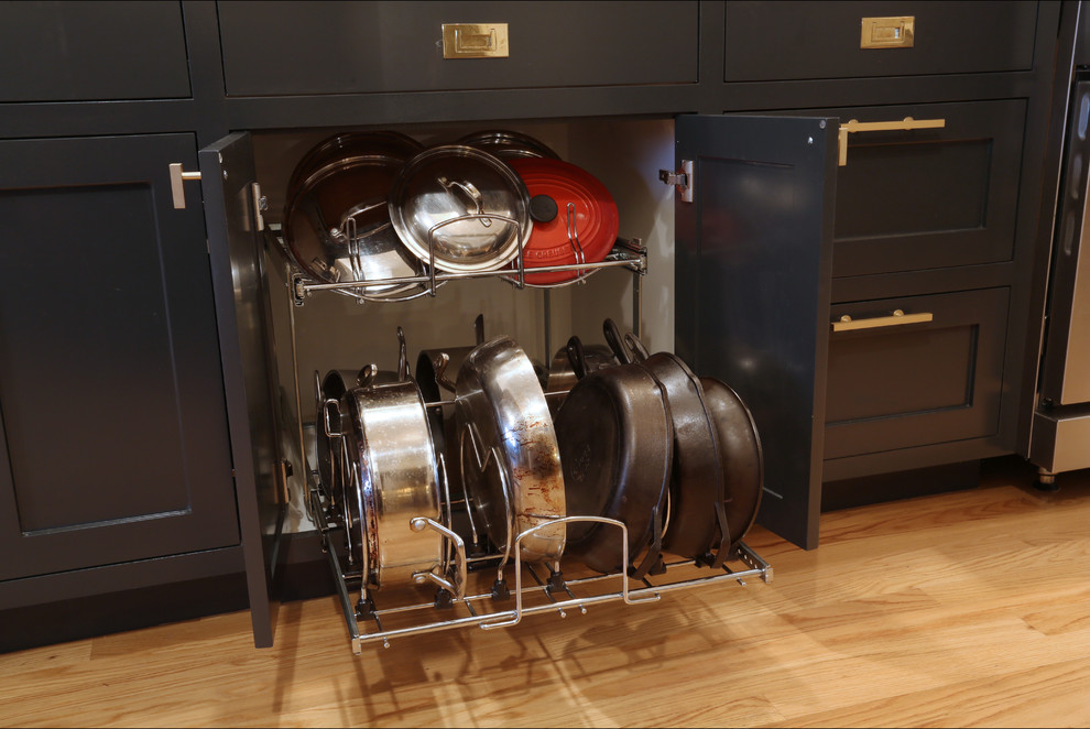 Laurelhurst Charcoal & Brass Kitchen - Eclectic - Kitchen - Portland ...