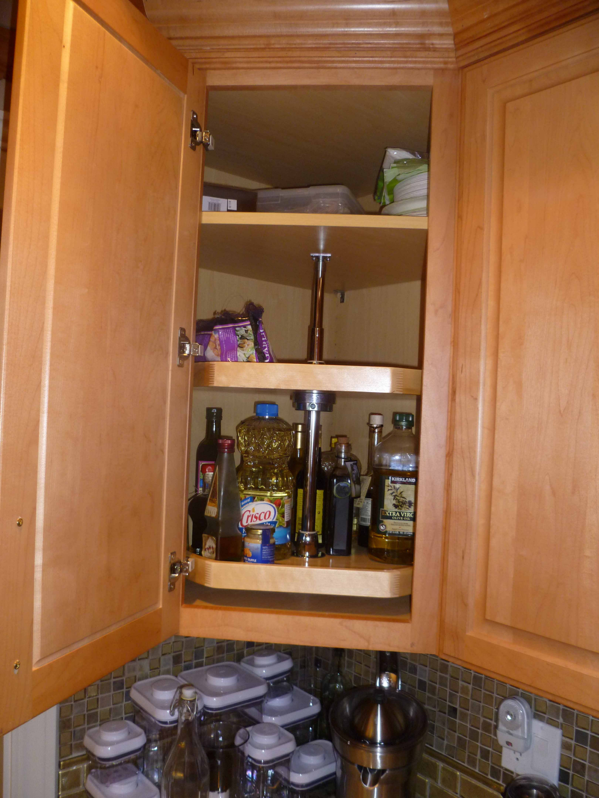 Lazy Susan For Upper Corner Kitchen Cabinet Kitchen Cabinet Ideas